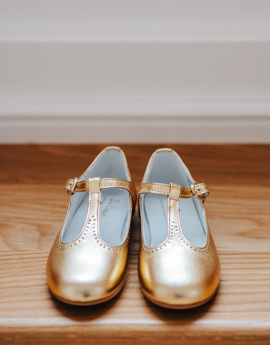 Dark Tan Leather Baby Booties – La Coqueta Kids